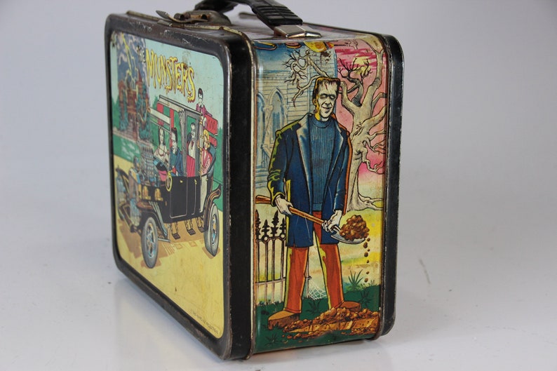 Vintage the Munster's 1965 Metal Lunch Box Kid's - Etsy