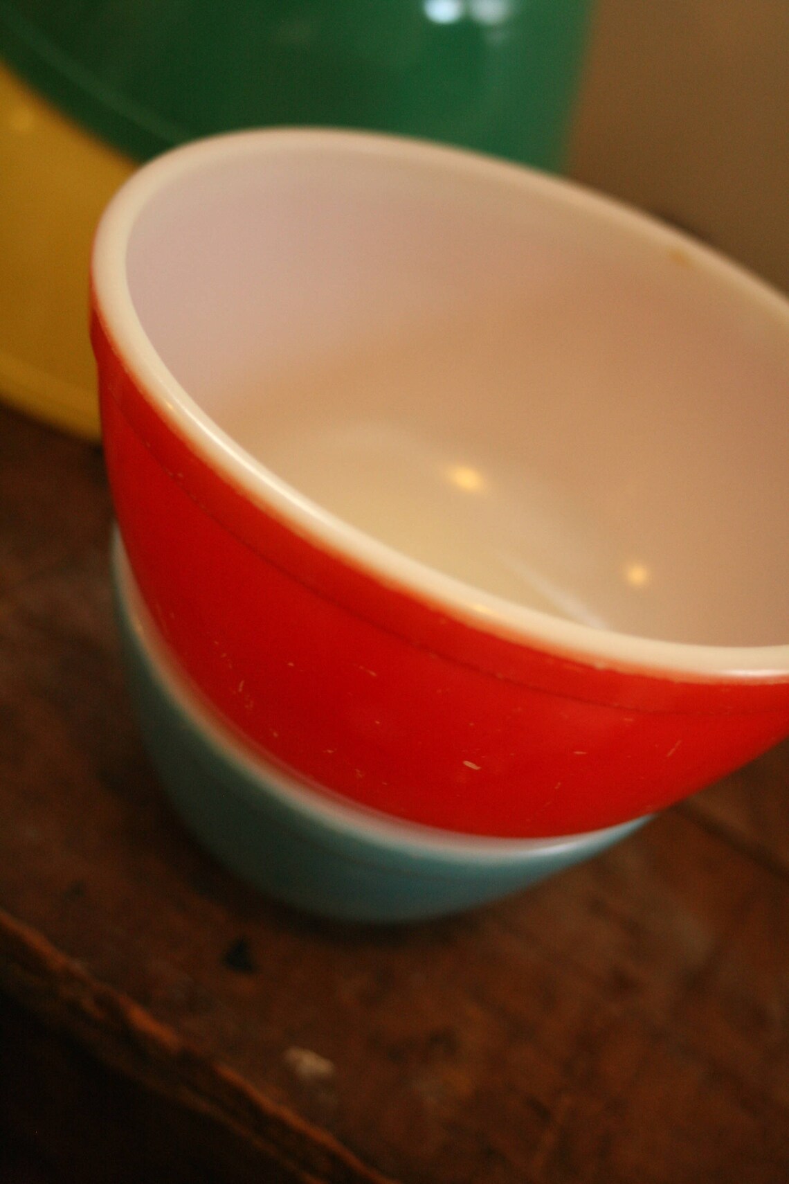 Four Primary Colored Mixing Bowls Mixing Bowl Christmas - Etsy
