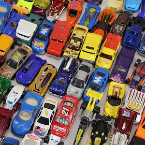 Vintage Set Of 107 Race Cars Hot Wheels Vintage Toy Cars Birthday