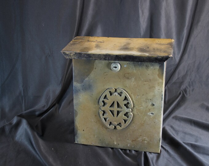MCM, 1950's, Wall Mounting, Postal Box, Vintage Metal Mail Box, Storage ...
