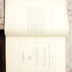 Vintage Century Dictionary, Cyclopedia, Reference Guide, Black Decor ...