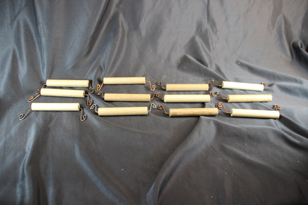 Set of 12, Vintage Parcel Handles, Twine Holder, Ribbon Holder, Mid ...