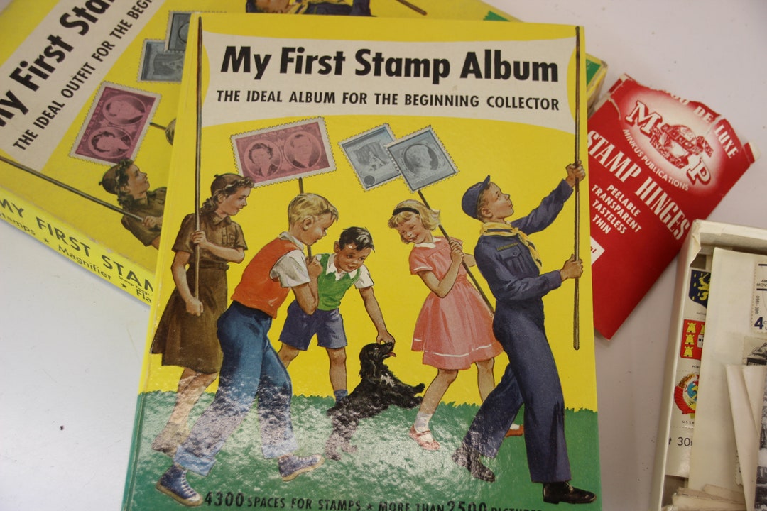 Vintage 1960s, Boy Scout's, Stamp Book, Stamp Album, United States ...