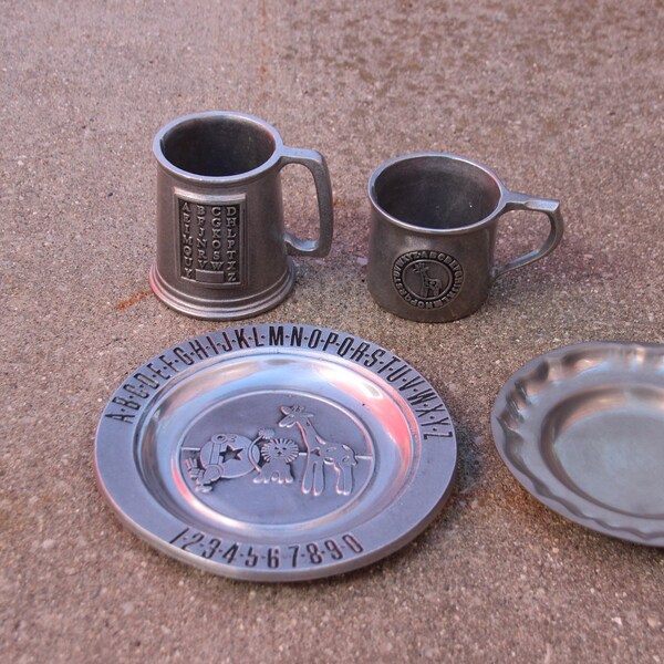 Pewter Plate - Etsy