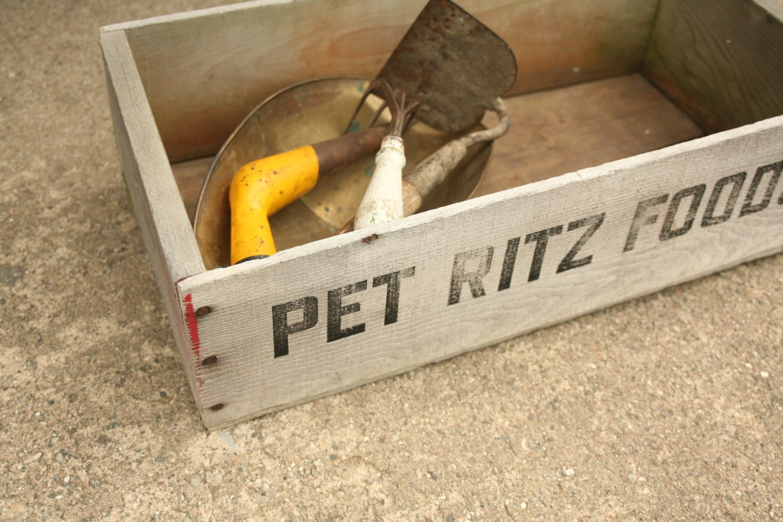Vintage Crate Pet Crate Storage Crate Pet Ritz Food Old | Etsy
