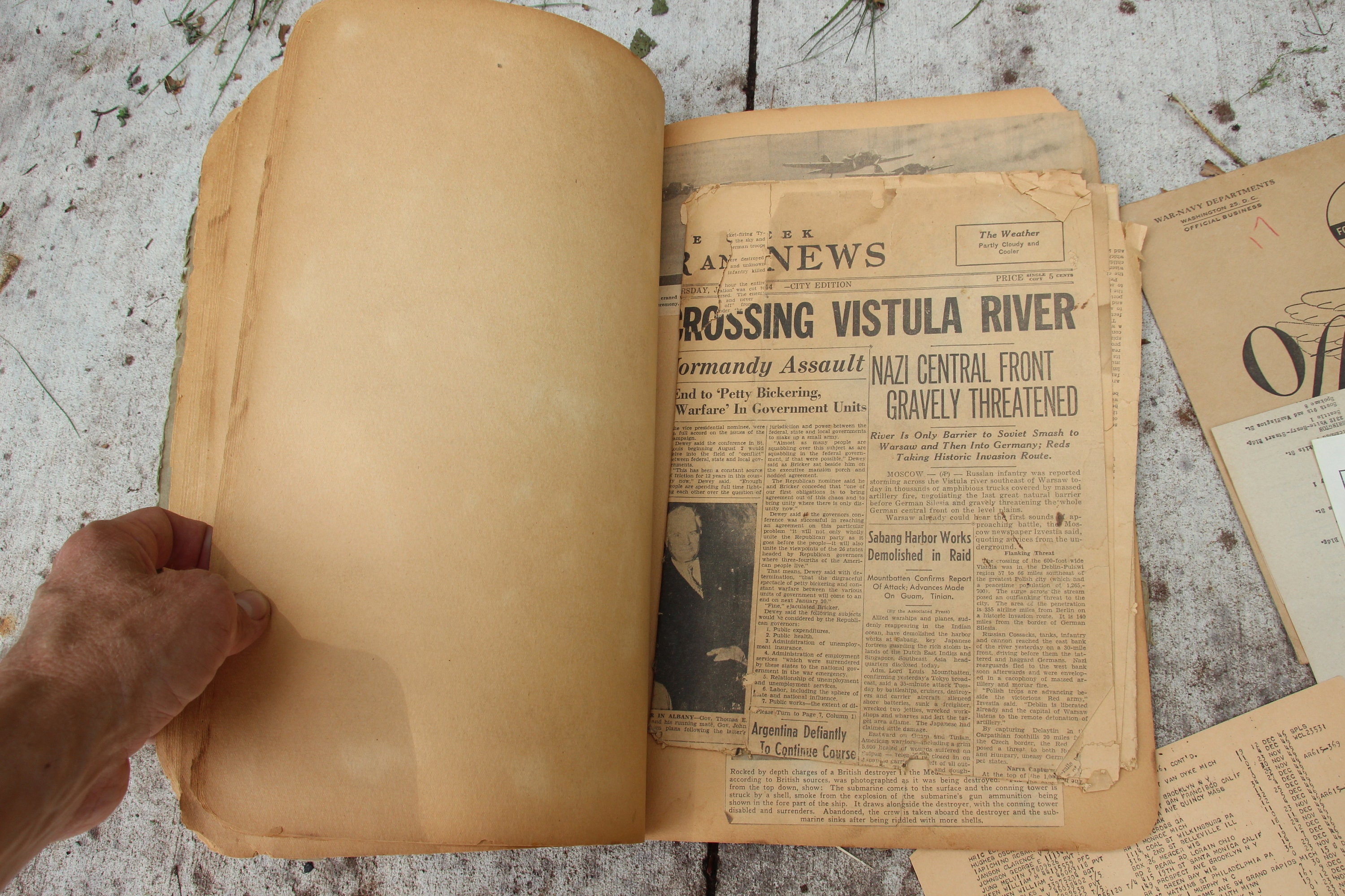 Sugar Ration Discharge Vintage Paperwork Military U.S. Scrapbook Grand ...