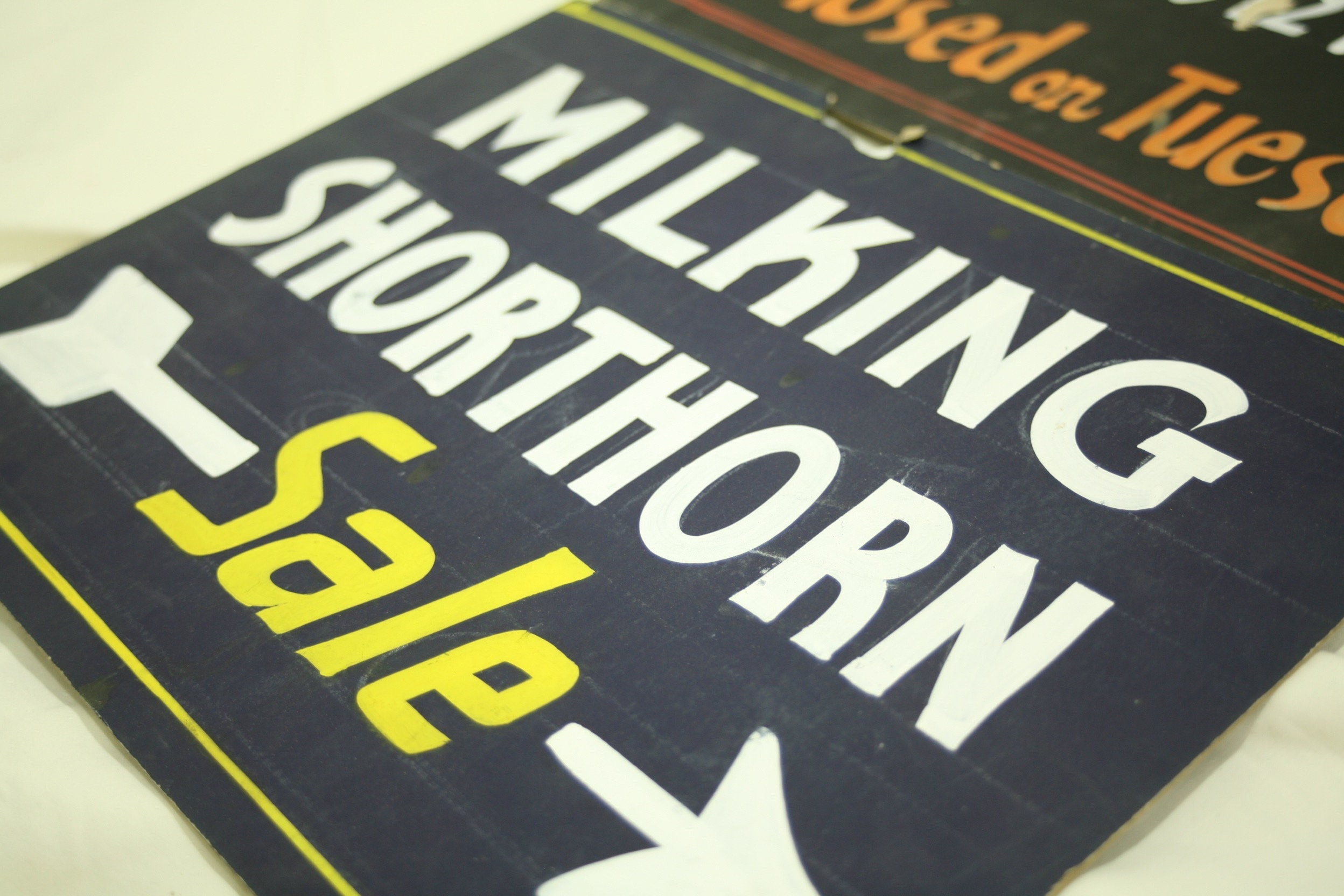 Set of 2 Store Sign Poster 1940s Poster Cardboard Poster | Etsy