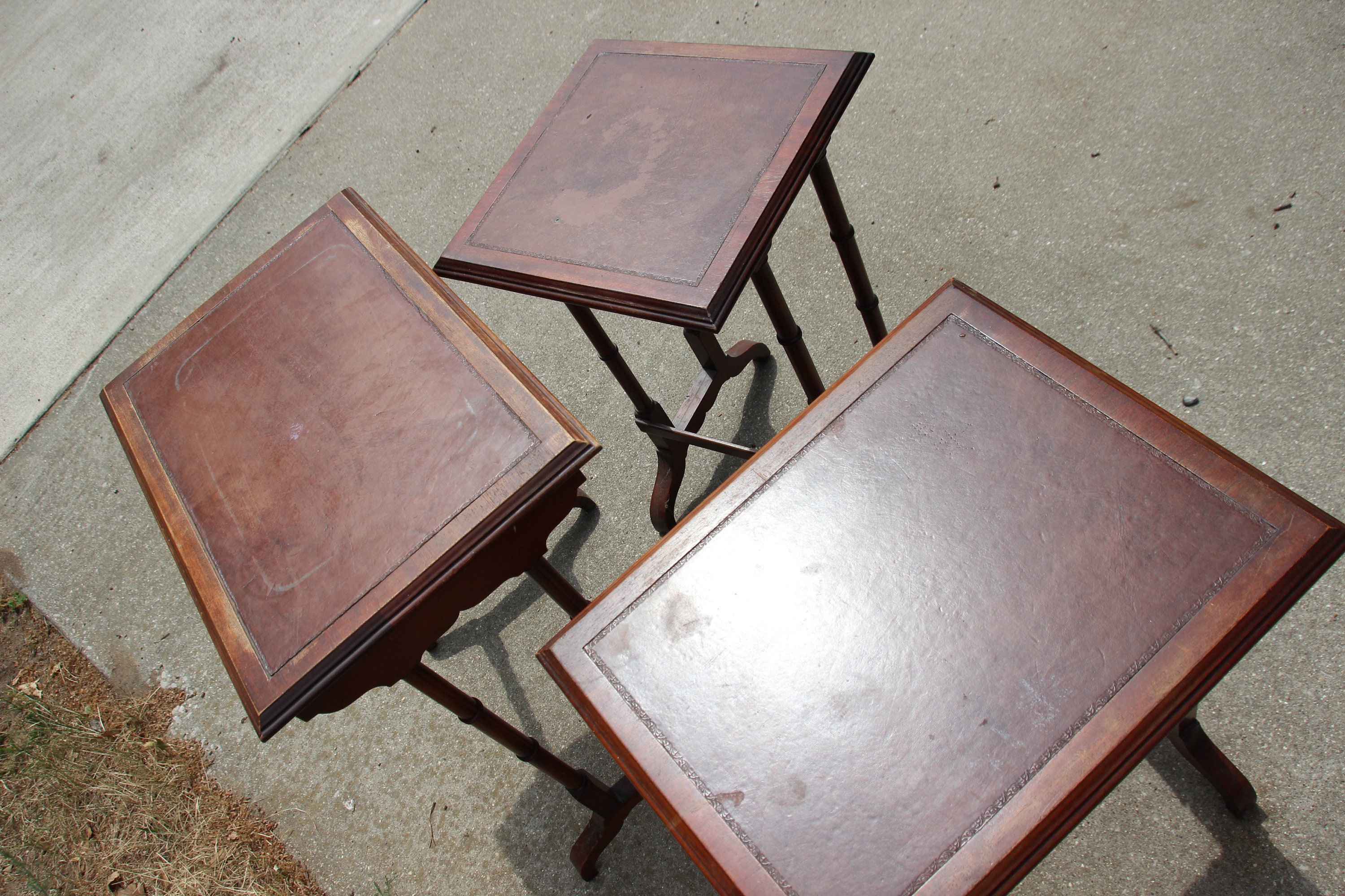 1940s, Colonial Manufacturing, Nesting Tables, Stacking Tables ...