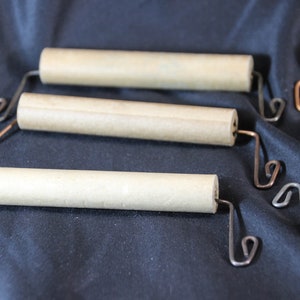 Set of 12, Vintage Parcel Handles, Twine Holder, Ribbon Holder, Mid ...