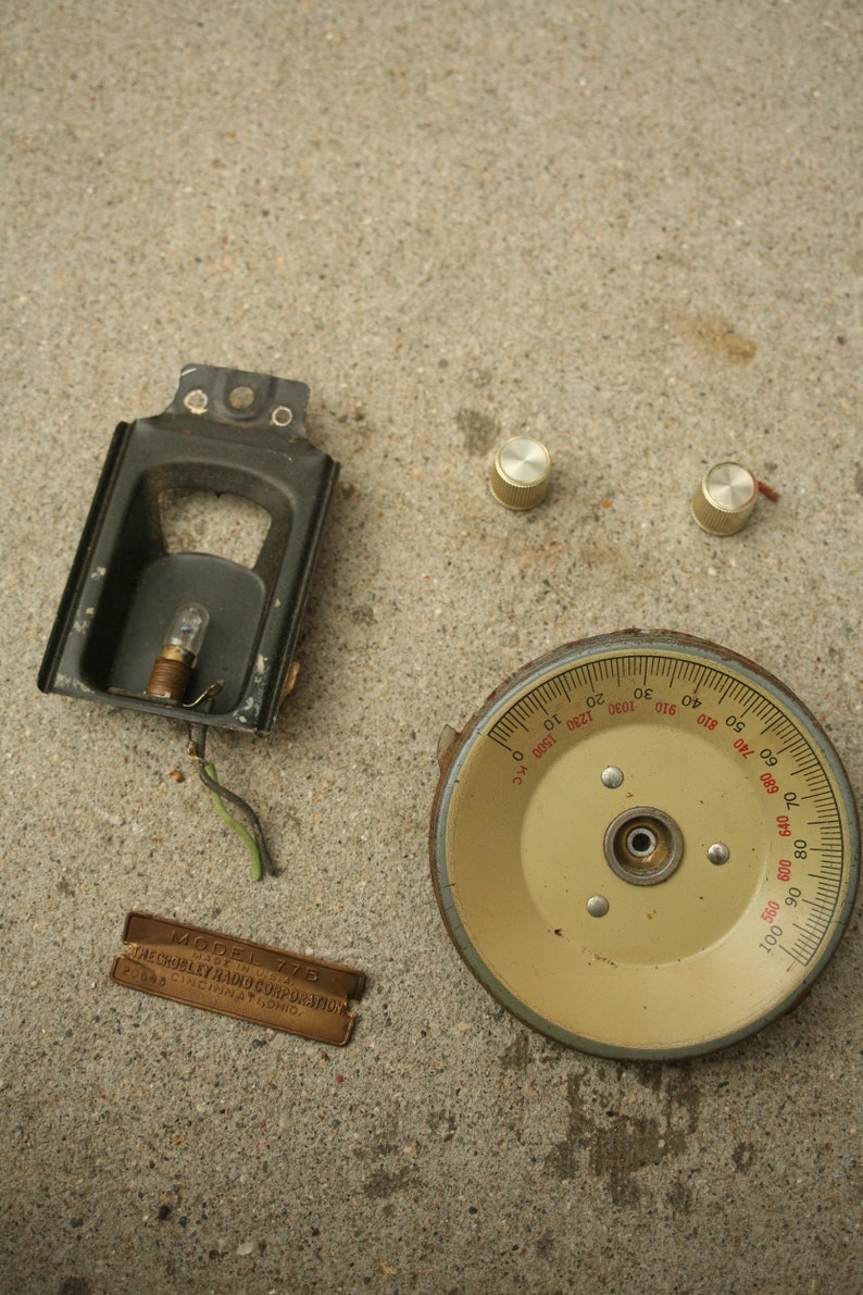 Crosley Radio Dial 1930 Radio Parts Old Radio Art | Etsy