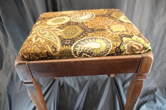 Vintage 1950s Singer Sewing Stool Antique Stool Storage - Etsy