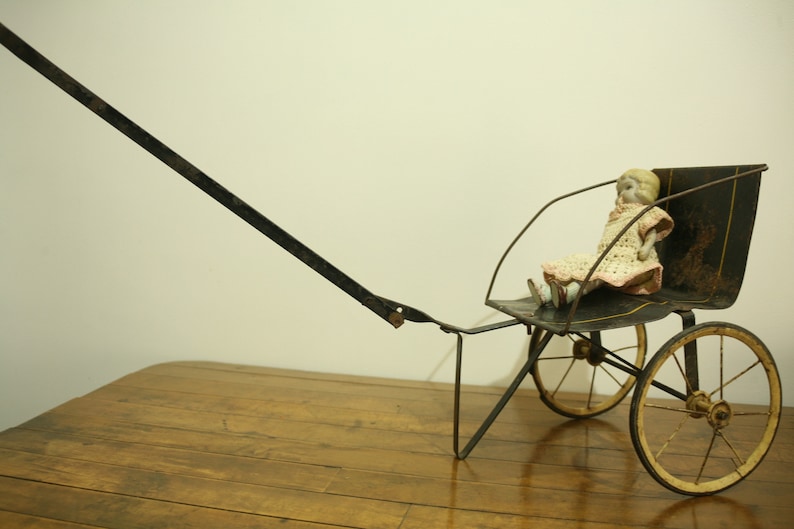 Rare Vintage Tin Rickshaw 1920s Doll Collectible Dolls - Etsy