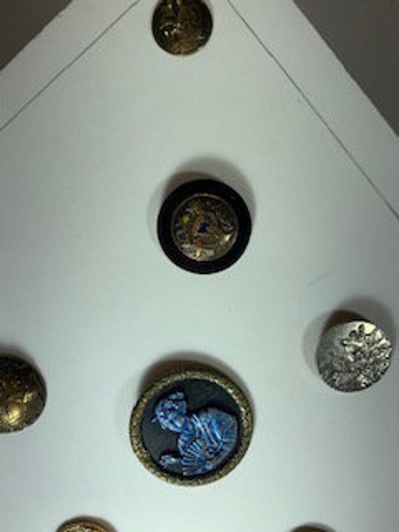 Set of 10 Antique Asian Chinese Japanese Brass Buttons - Etsy
