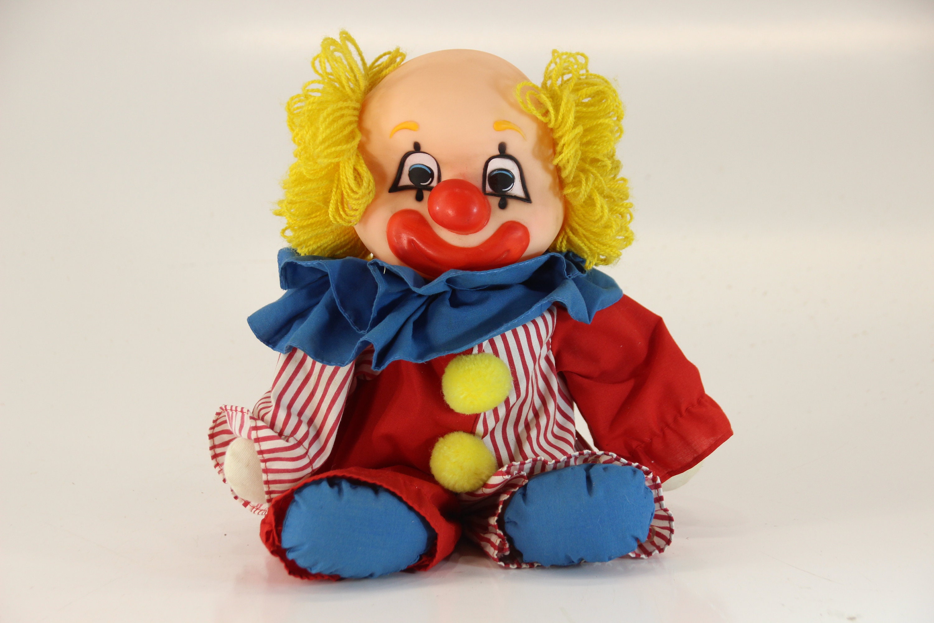 Vintage 1982 Two Faced Clown Doll Creepy Doll Old Doll | Etsy