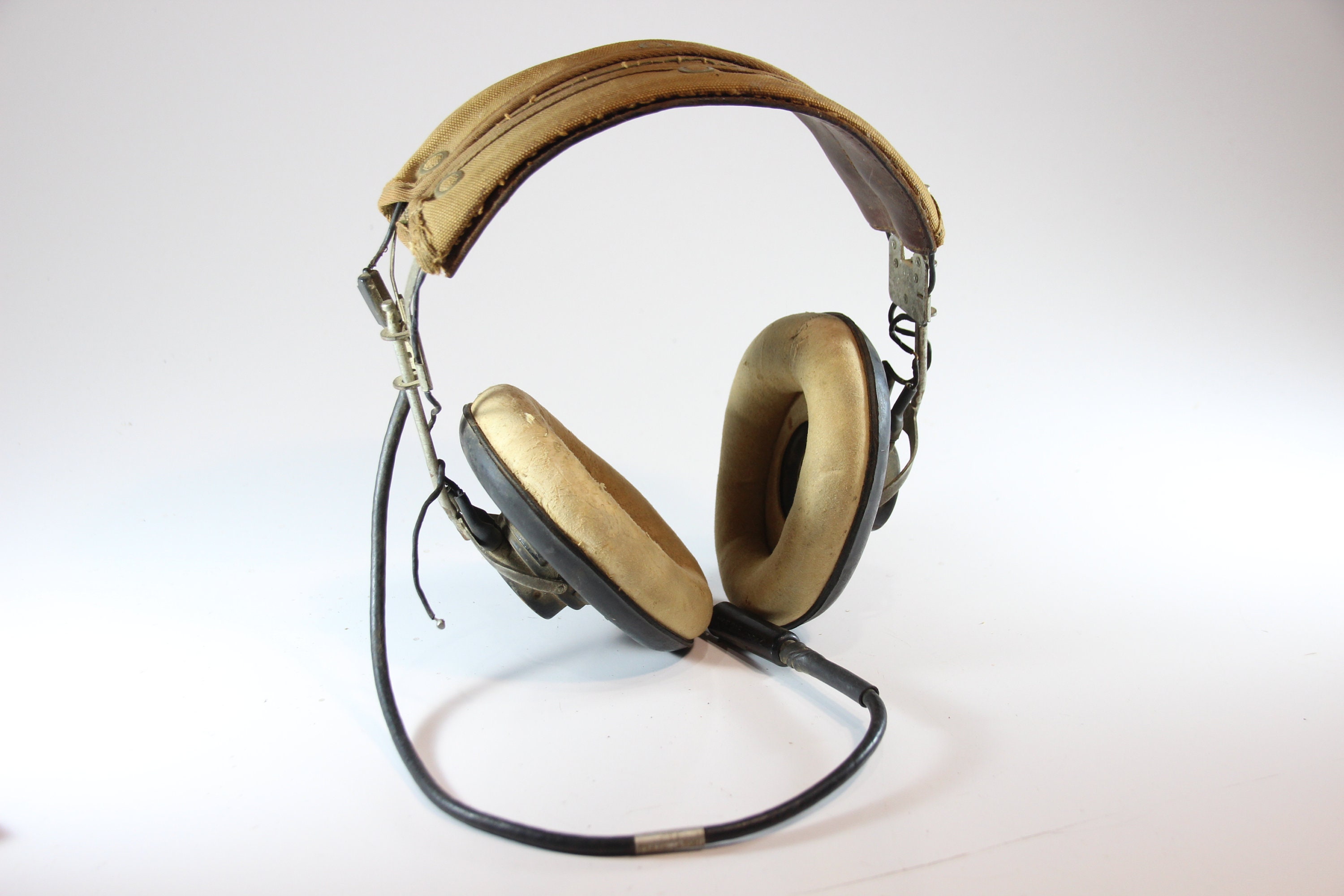 Vintage 1950's US Military Headphones Korea Vintage | Etsy