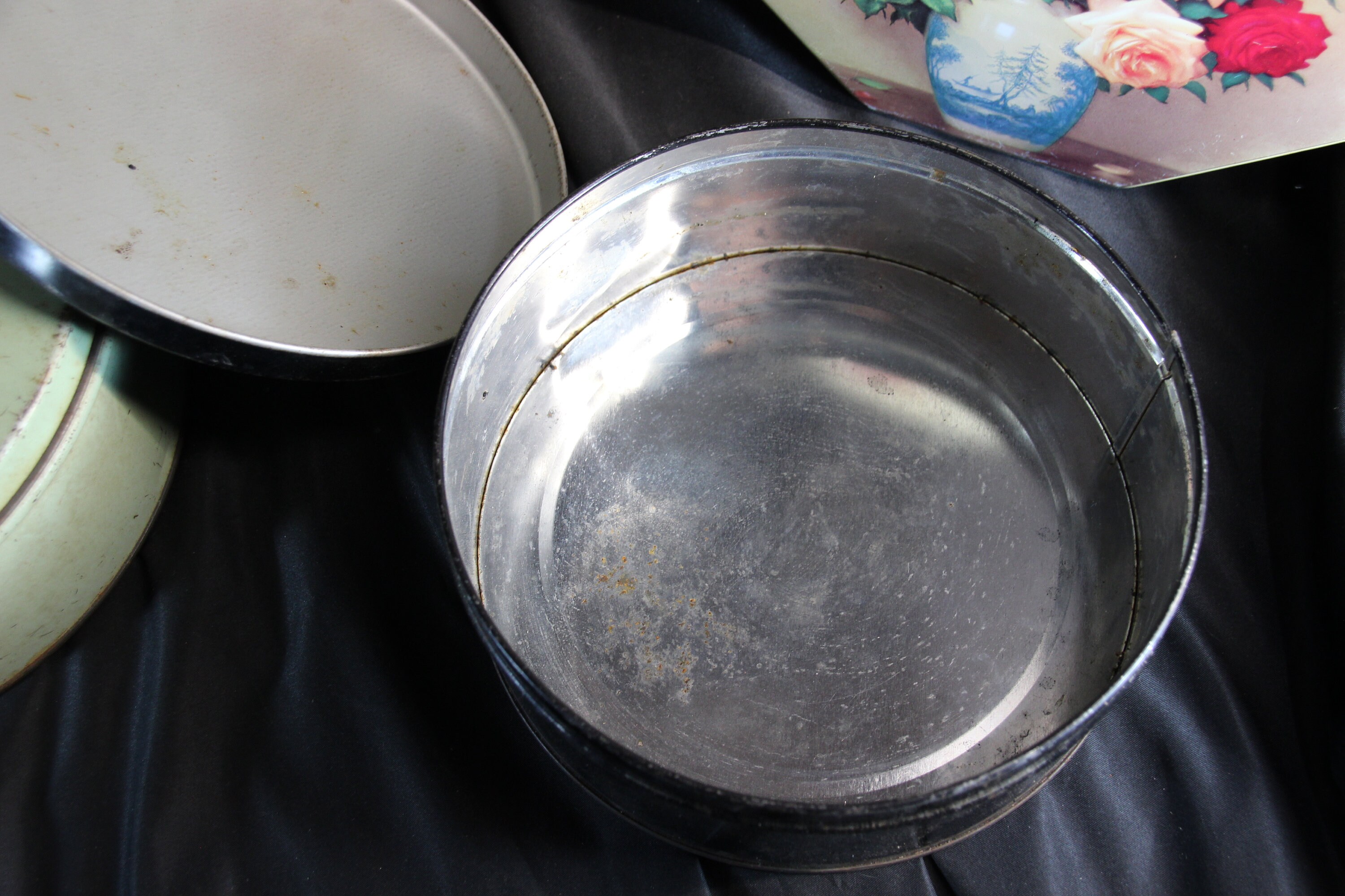 5, Floral Tins, Storage, Vintage Tin, Food Tin, Detailed Tins, Fall ...