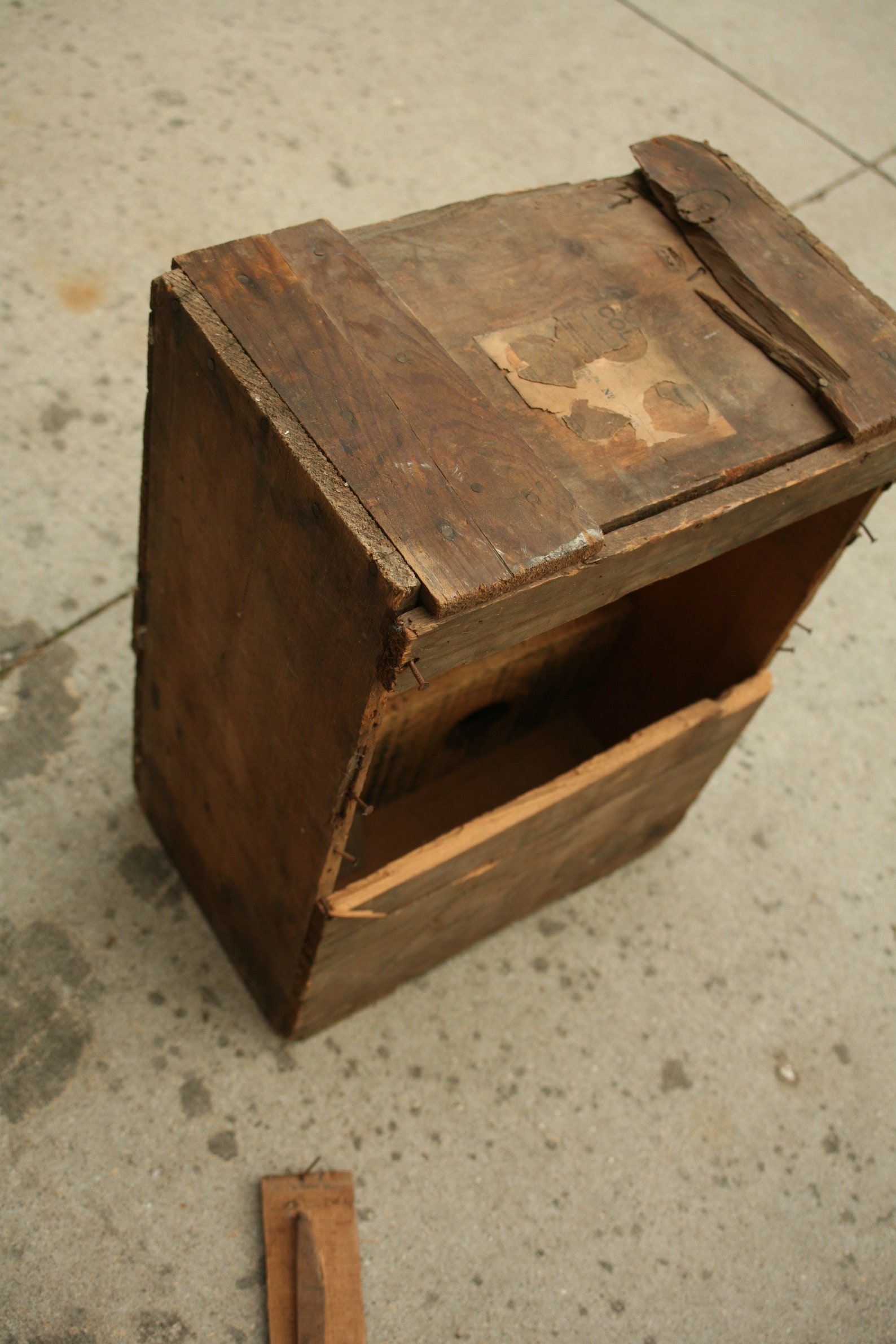 Vintage Crate, Painting Tube Crate, Crate, Storage Crate, Artist, Old ...