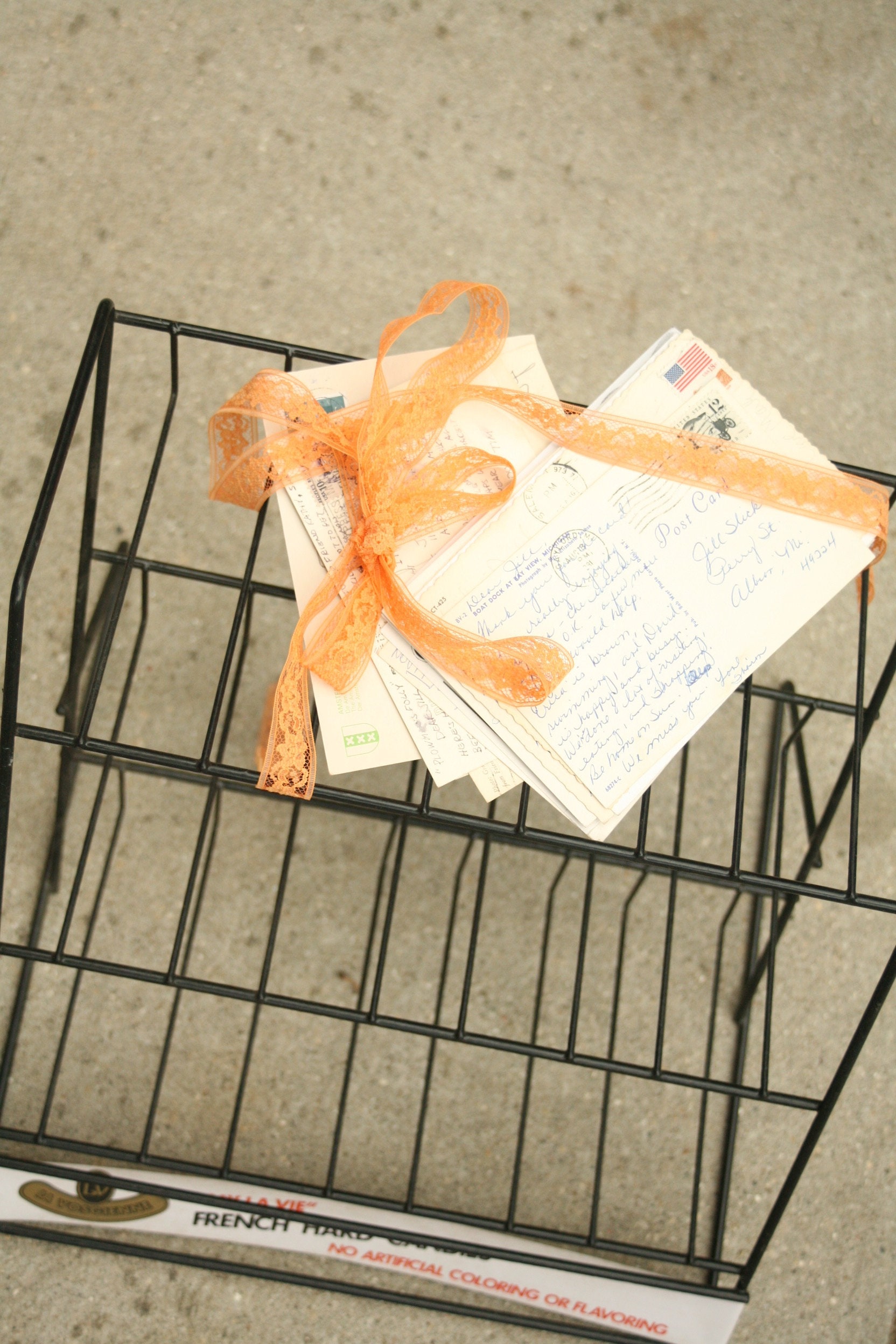 Vintage French Candy Store Display Rack Wedding Card Box | Etsy