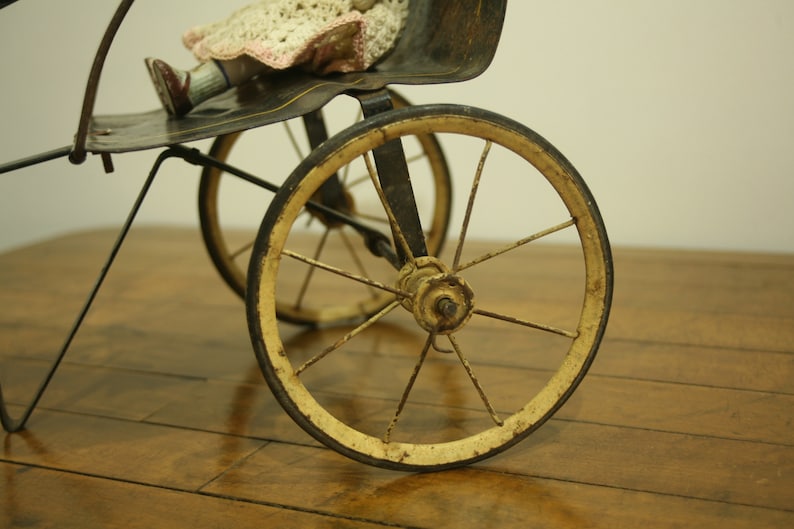 Rare Vintage Tin Rickshaw 1920s Doll Collectible Dolls | Etsy