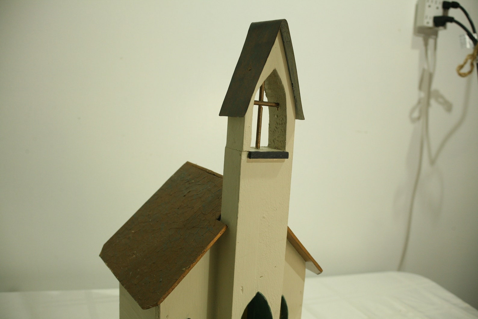 Antique Church Folk Art Handmade Painted Church Large | Etsy