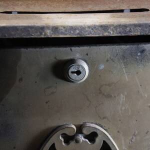 MCM, 1950's, Wall Mounting, Postal Box, Vintage Metal Mail Box, Storage ...