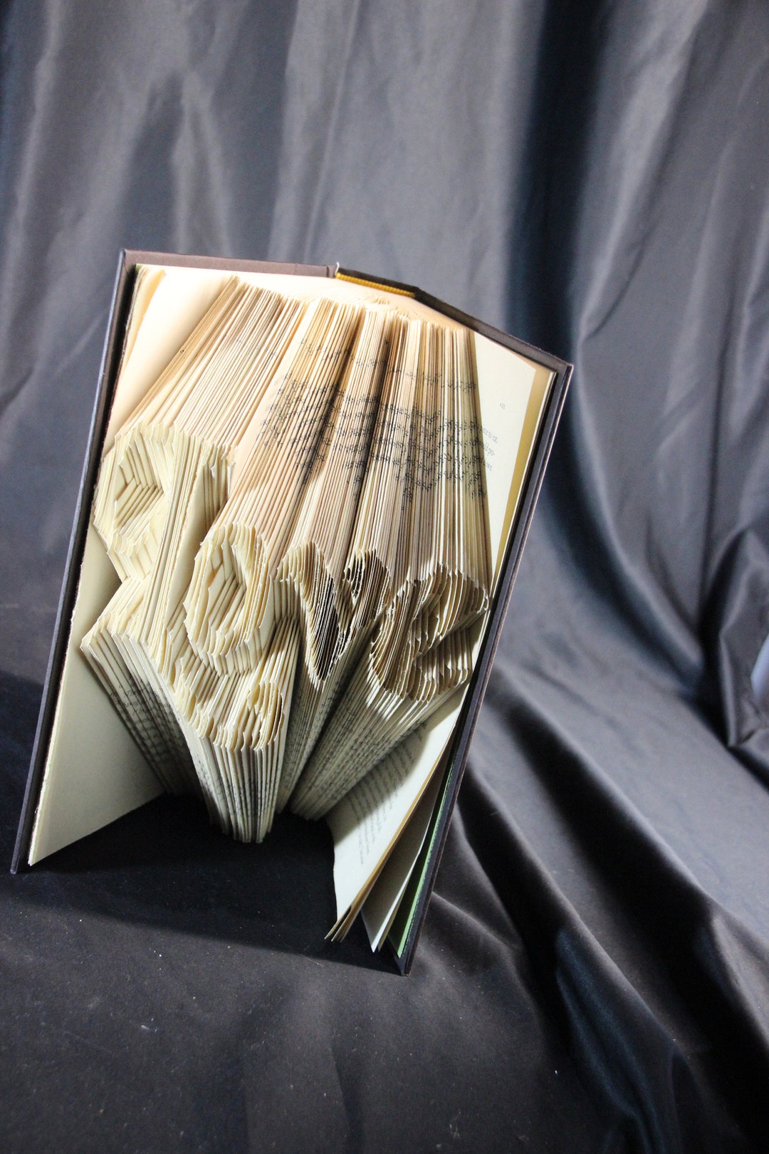 Vintage, Origami, Folded Love, Book Words, Bedroom Decor, Love ...