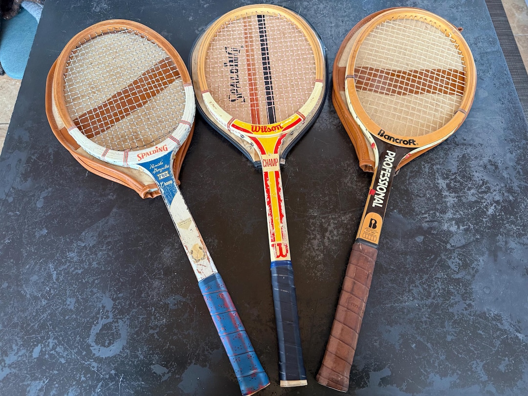 3, 1950's, Tennis Rackets, Tennis Rackets, Sports Equipment, Spring ...
