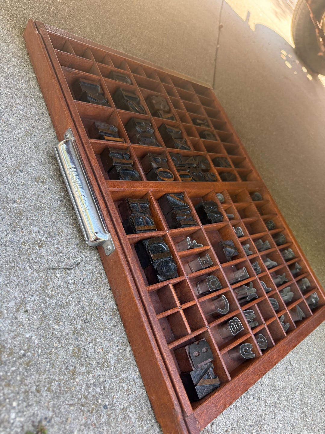 Printers Drawer, Printers Tray, Vintage Printer, Shadow Box, Type Set ...