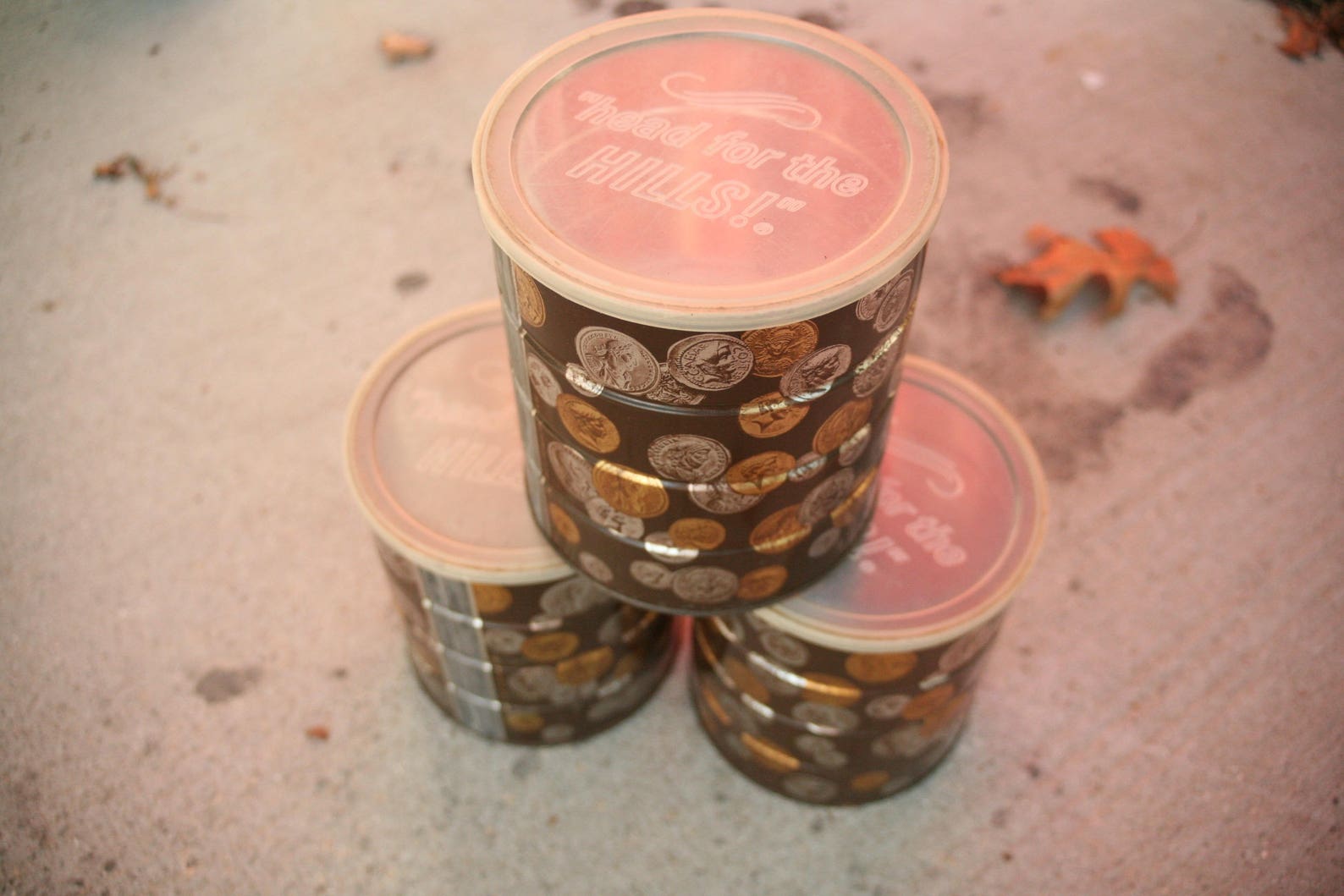 Vintage Coffee Coin Motif Tins Vintage Collectible - Etsy