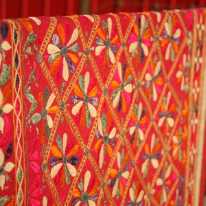 S. Iraqi Embroidering, Old Arabic Blanket, Arabic Quilt, Linen ...