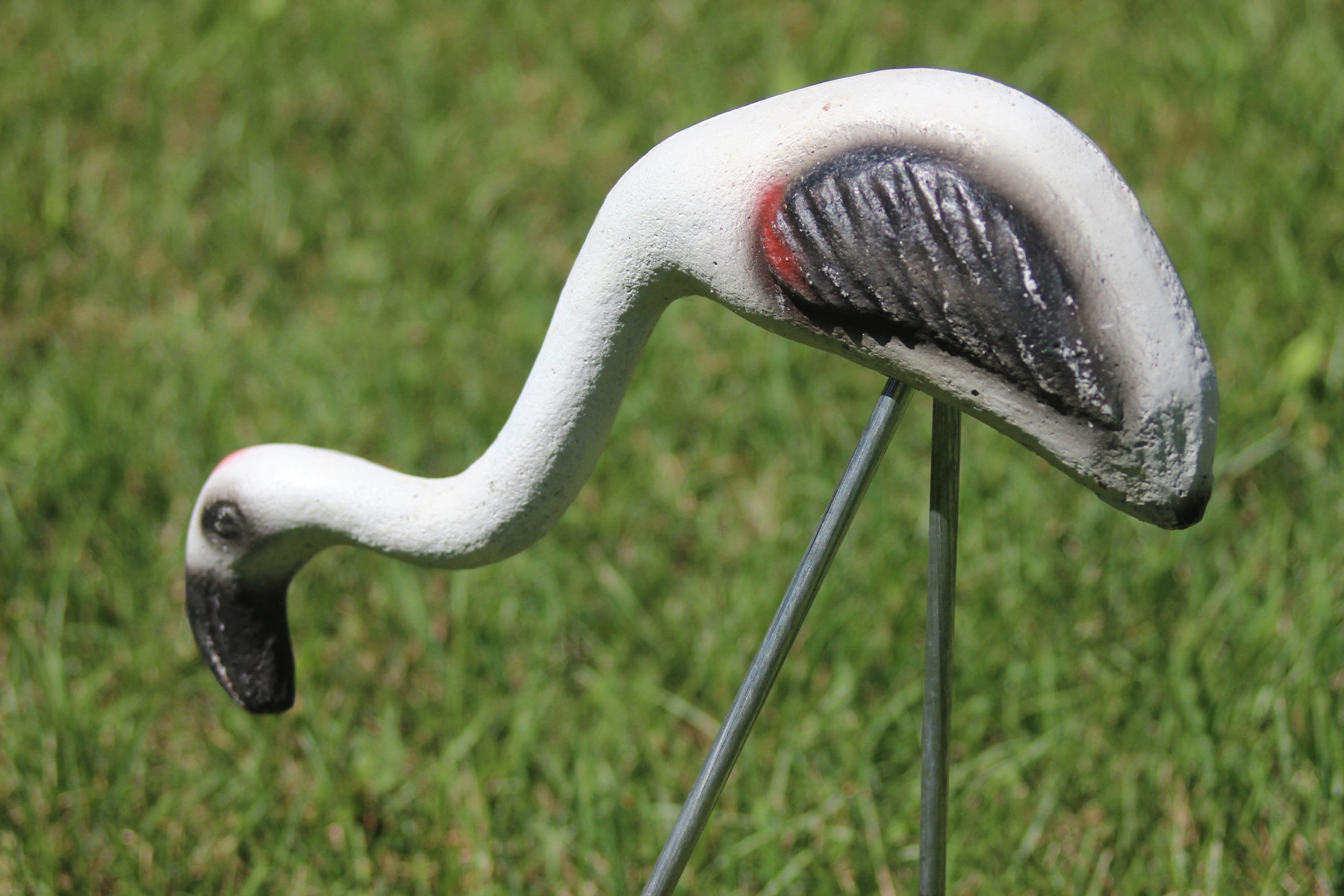 Summer SALE Old 1950s Small Flamingo Outdoor Decor Bird | Etsy