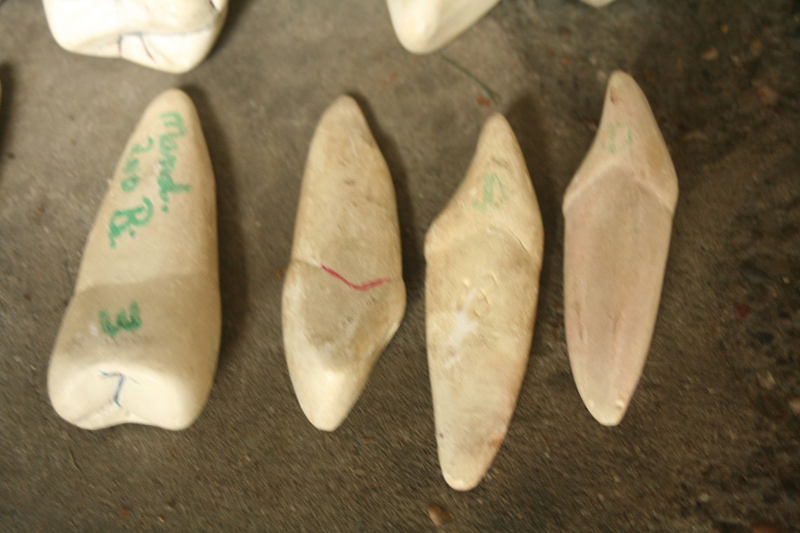 Set of 12 Large Chalk Teeth Teaching Aid Display Dental | Etsy