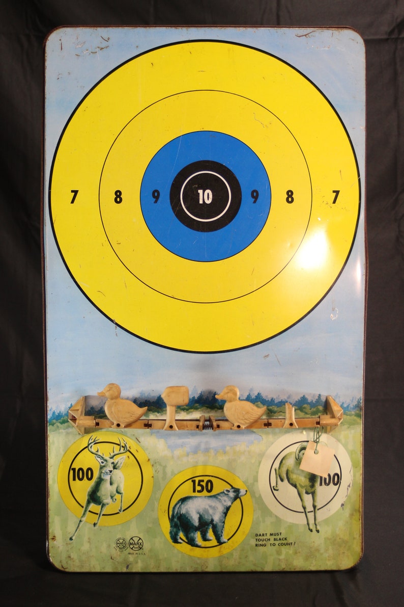 Vintage 1970s Duck Hunting Hunter Toys Shooting Target - Etsy