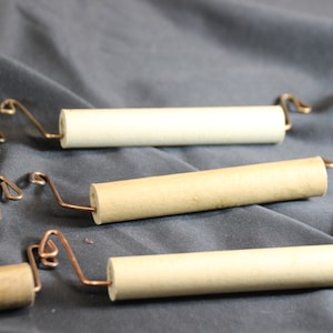 Set of 12, Vintage Parcel Handles, Twine Holder, Ribbon Holder, Mid ...