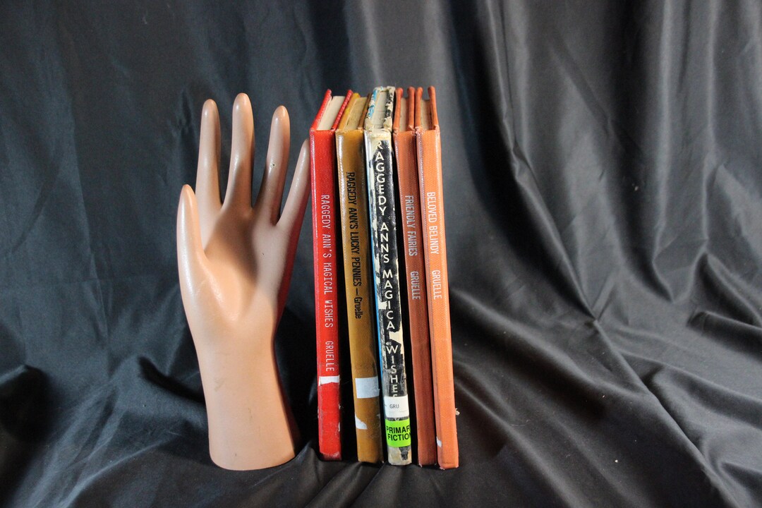 5, 1940s, 1950s Raggedy Ann Books, Hardcover Books, Illustrated Kid's ...