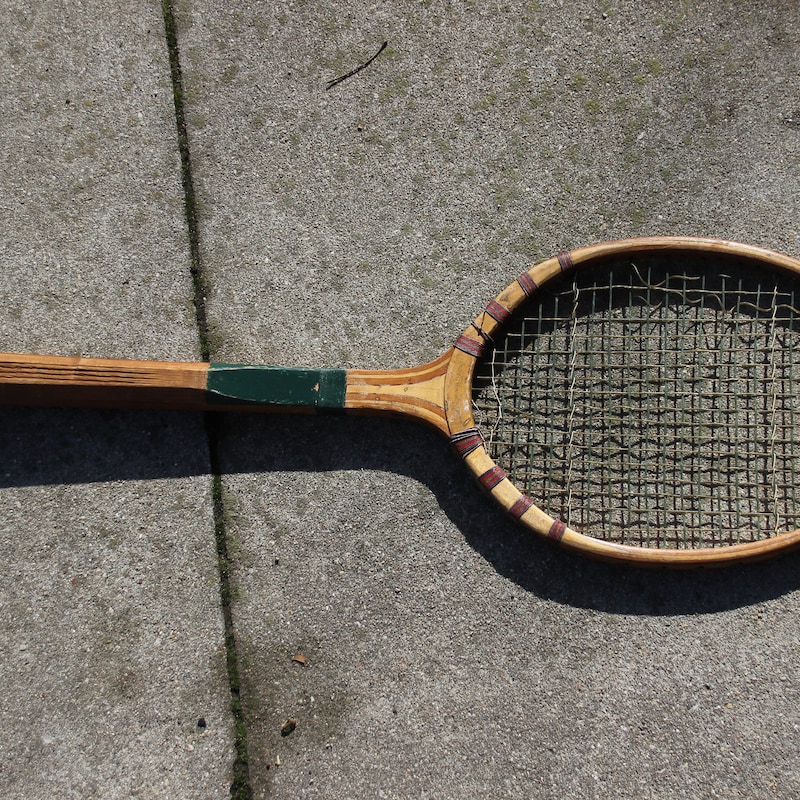 Wood Tennis Racket - Etsy