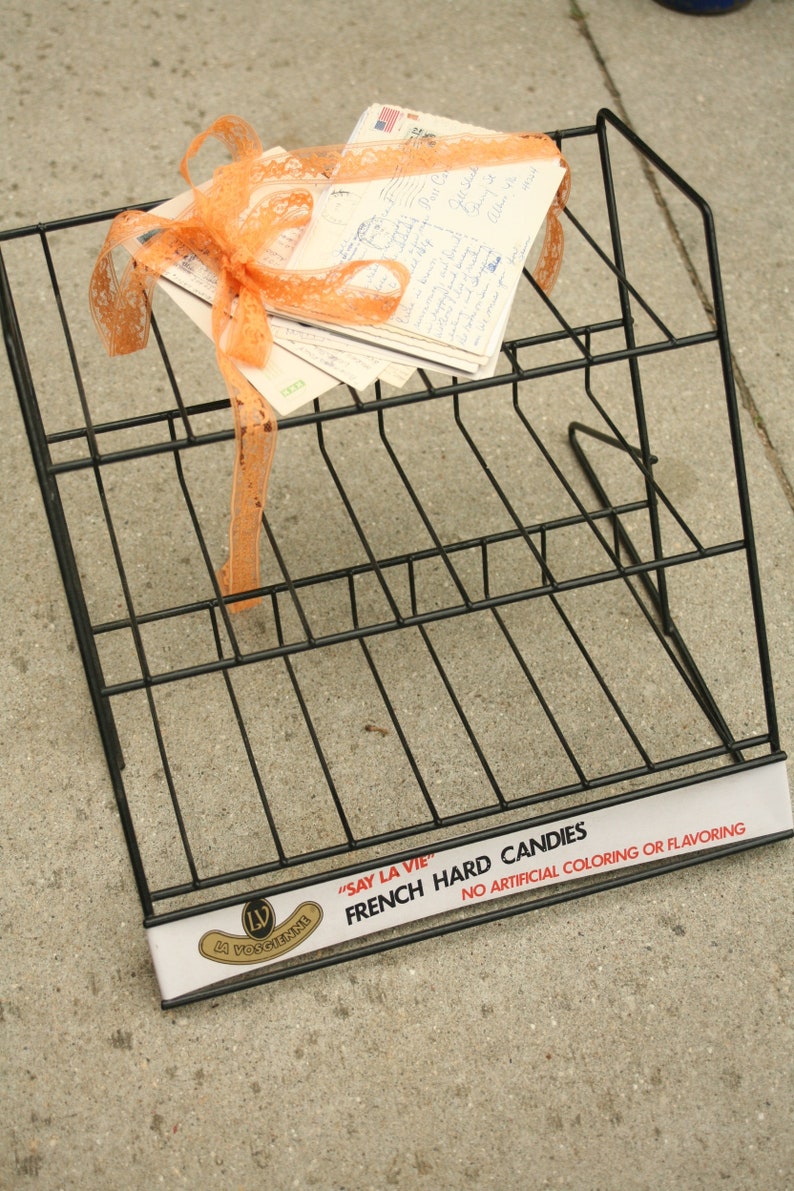 Vintage French Candy Store Display Rack Wedding Card Box - Etsy