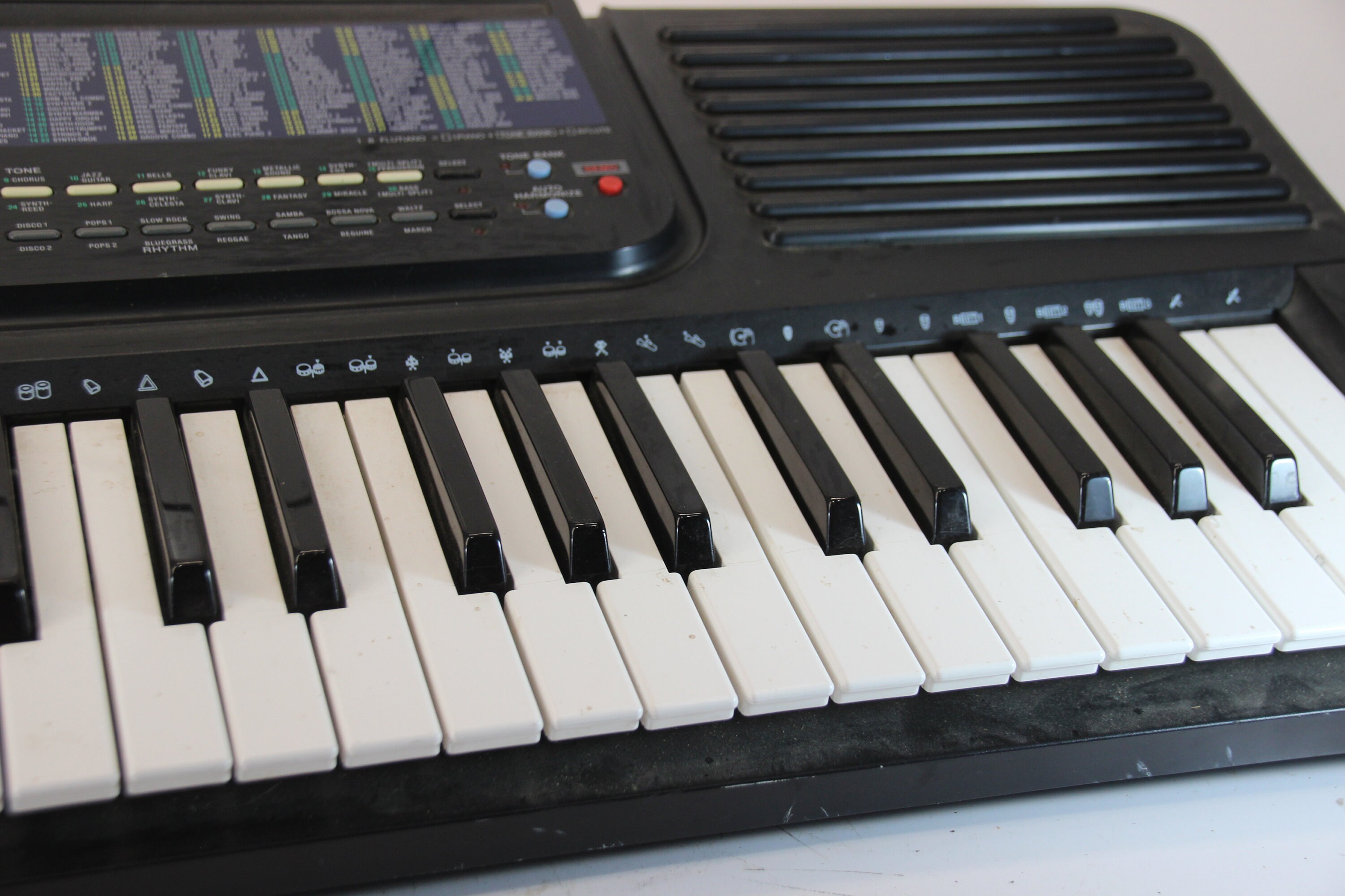 WORKING Vintage Casio Tone Bank Vintage Keyboard 1990 | Etsy