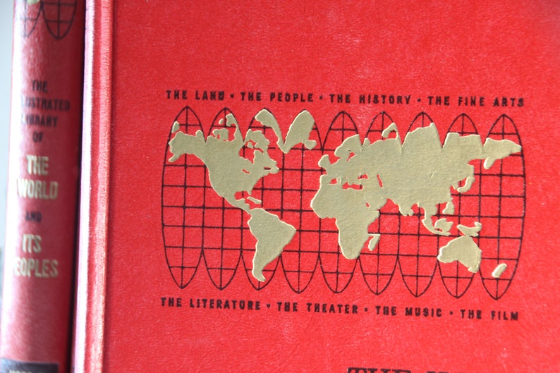 Set of 18, Vintage,the World and It's People, 1966, World Book ...