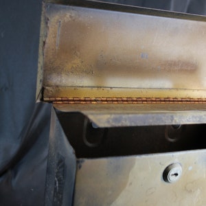 MCM, 1950's, Wall Mounting, Postal Box, Vintage Metal Mail Box, Storage ...