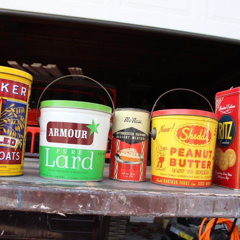 Vintage Food Tin - Etsy
