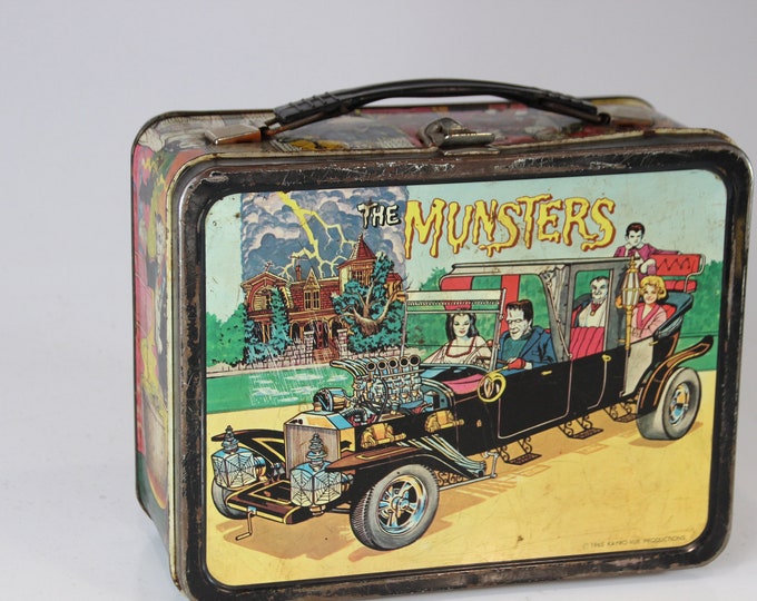 Vintage, the Munster's, 1965, Metal Lunch Box, Kid's Lunch, Kid's ...