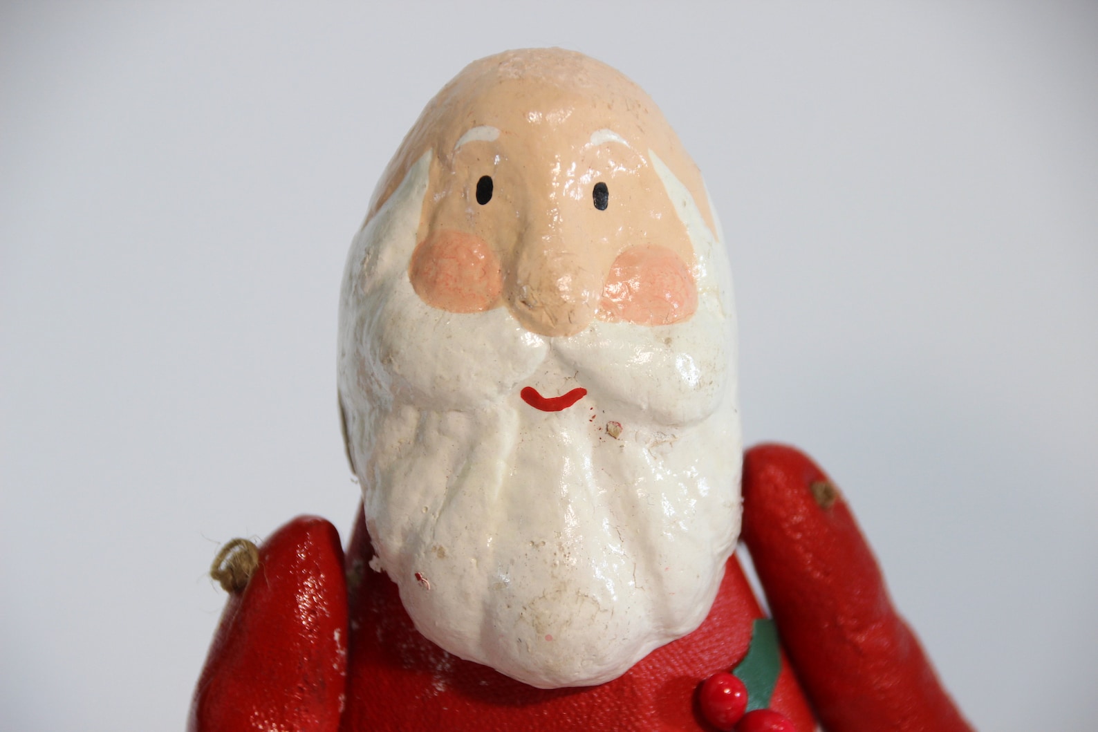 Set of 3 Papier-mache Santas' Santa Claus Christmas - Etsy