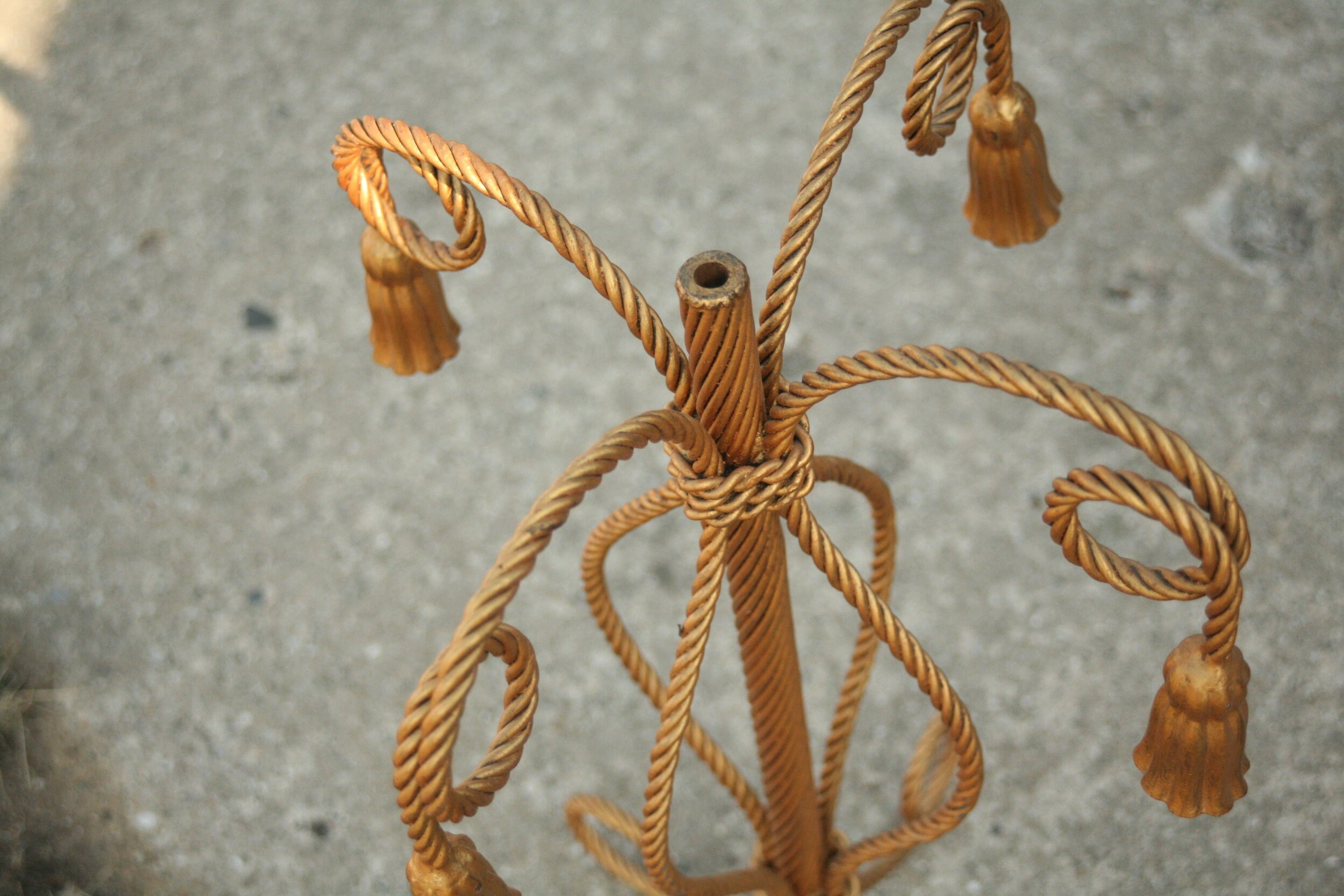 Rod Iron Plant Stand Metal Plant Stand Table Base Garden | Etsy