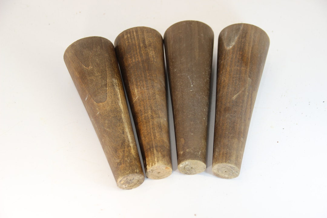 Set of Four, 6 Inch, Mid Century Table Legs, Mid Century Legs, Modern ...