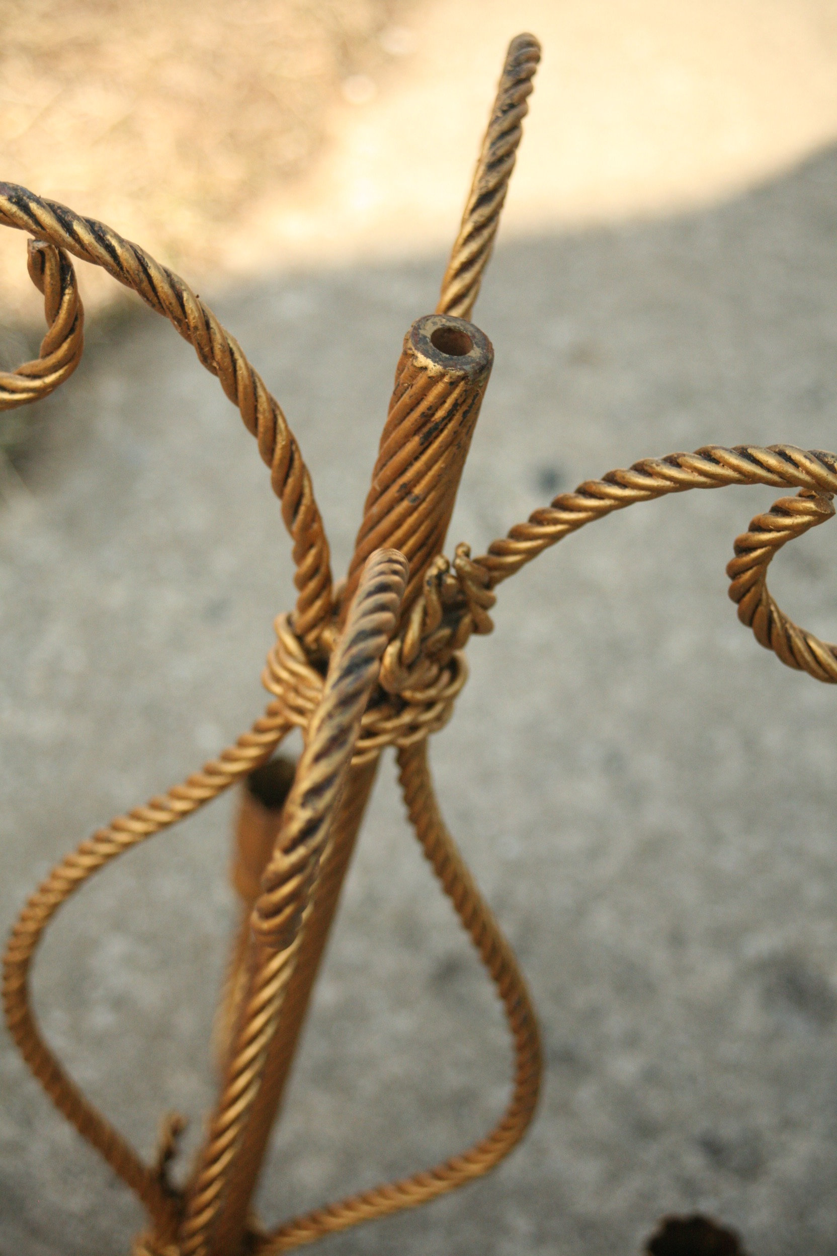 Rod Iron Plant Stand Metal Plant Stand Table Base Garden | Etsy