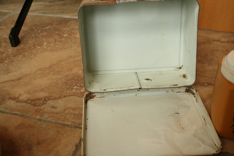 SPRING SALE Set of Two Vintage Metal Lunch Box With Handle - Etsy