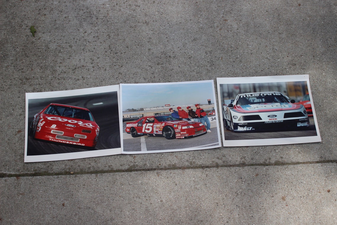 Set of 3 Ford Race Cars 8x10 Promotional Photos | Etsy