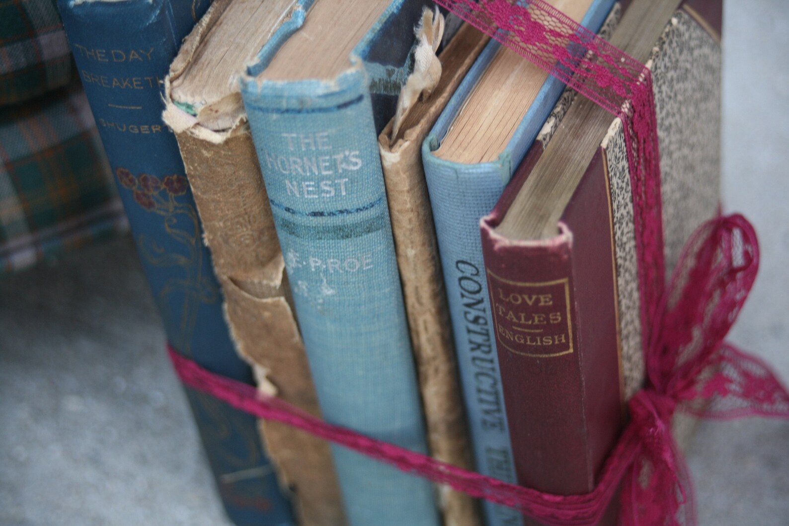 Set of 6 Mini Vintage Books Old Books Spring Books - Etsy