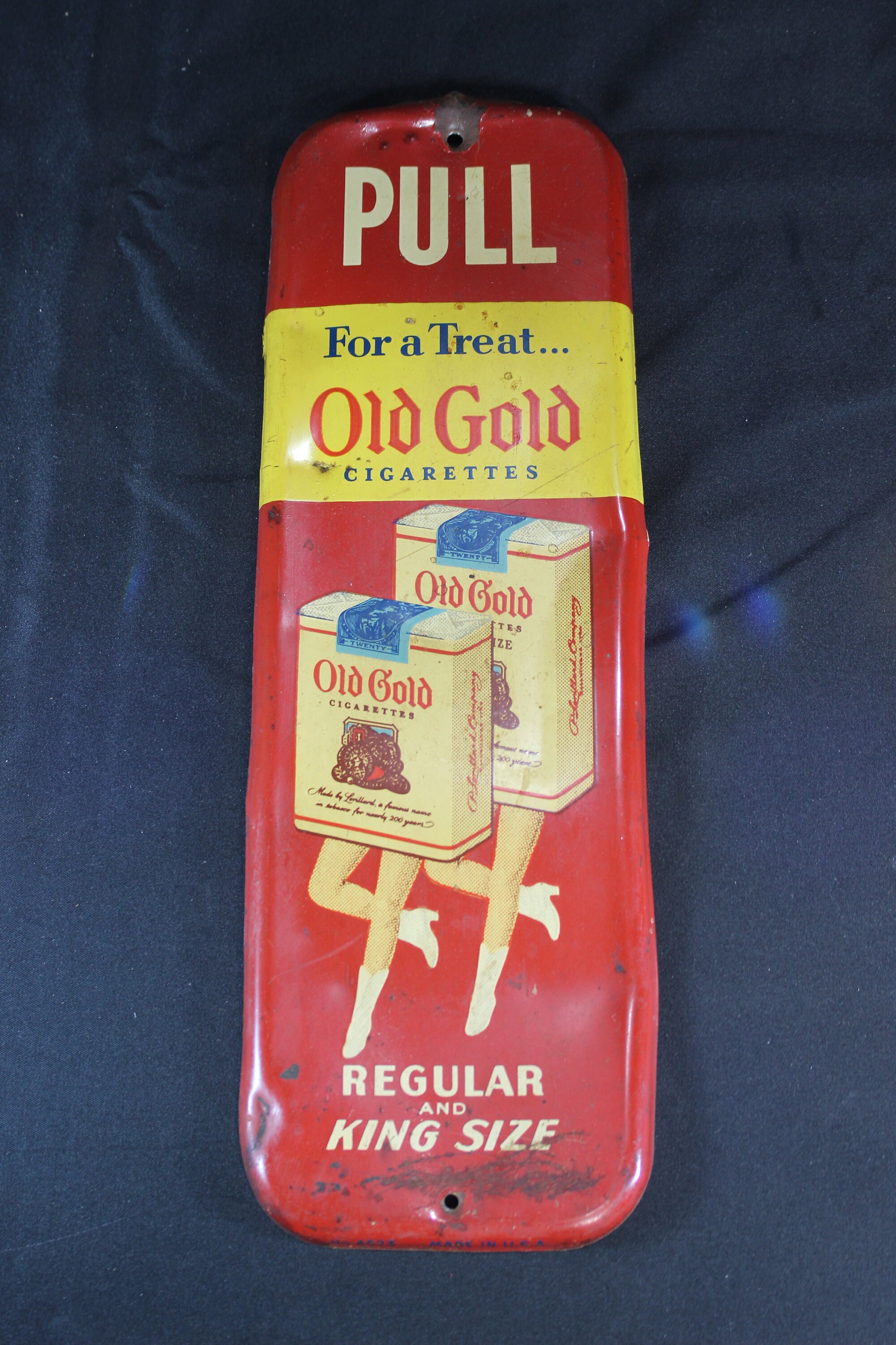 Old Gold Cigarette Sign for sale | Only 3 left at -65%